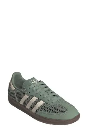 Adidas Samba OG Sneaker Silver Green/white/gold