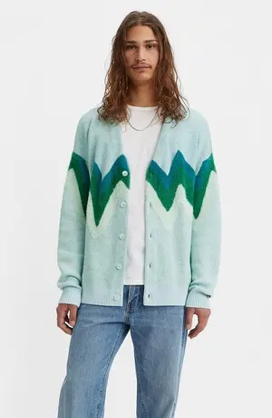 LEVI'S Coit Zigzag Stripe Cardigan