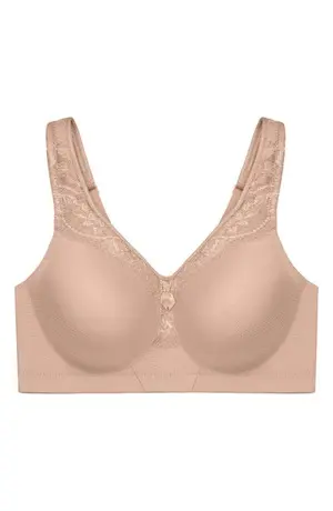 GLAMORISE Full Figure Magiclift Wireless Bra - Cafe