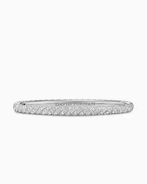 David Yurman Sculpted Cable Bangle - Diamond