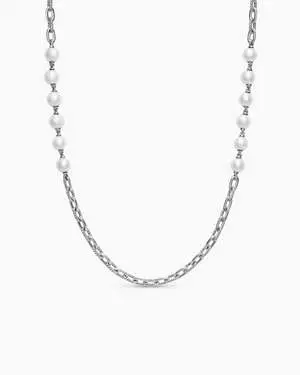 David Yurman Dy Madison® Chain Necklace - Pearl