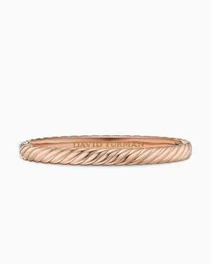 David Yurman Sculpted Cable Bangle - 18k Rose Gold