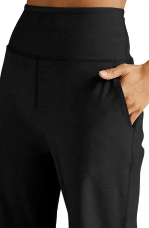 Beyond Yoga Space Dye Wide Leg Pants - Darkest Night