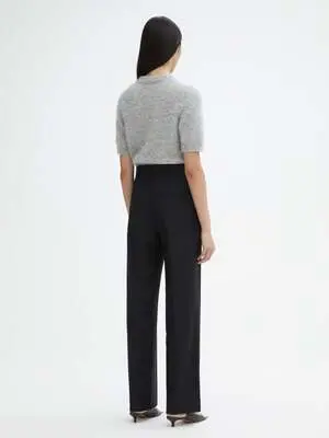 HOUSE OF DAGMAR High Waist Wool Blend Trousers
