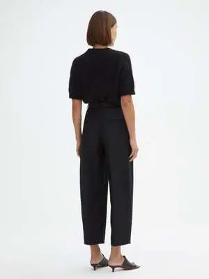 HOUSE OF DAGMAR Wide Cropped Suit Trousers