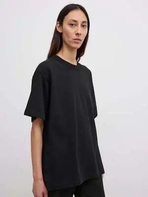 HOUSE OF DAGMAR Oversized Cotton Tee - Black
