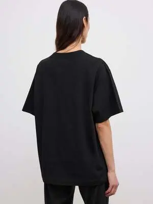 HOUSE OF DAGMAR Oversized Cotton Tee - Black