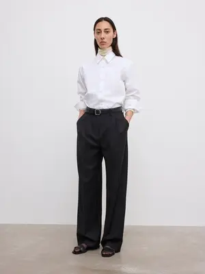 HOUSE OF DAGMAR Wide Suit Trousers - Black