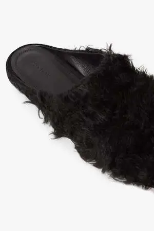 HOUSE OF DAGMAR Fur Mules