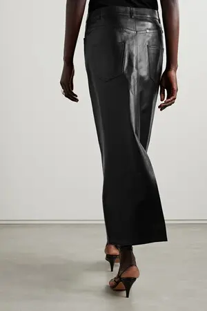 Givenchy Leather Maxi Skirt