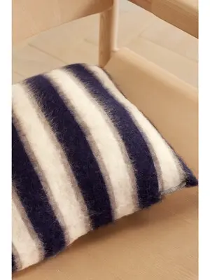 Brunello Cucinelli Striped Mohair-blend Cushion