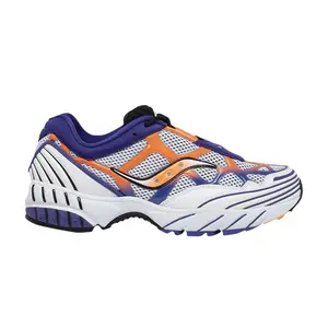 Saucony Grid Web Viziorange Sneakers - White