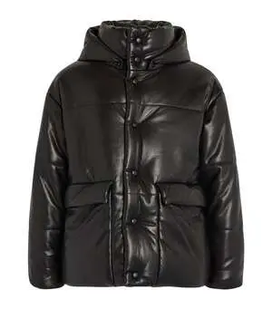 Nanushka Vegan Leather Puffer Jacket