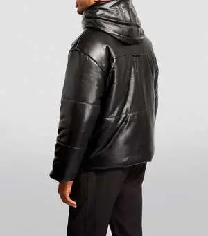 Nanushka Vegan Leather Puffer Jacket