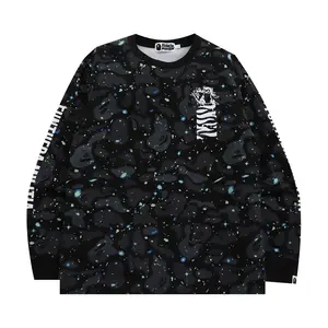 A BATHING APE Space Camo Tiger Long-sleeve Tee