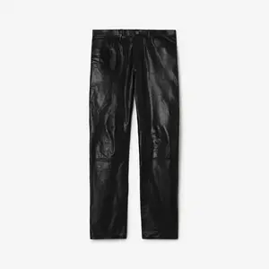 Burberry Leather Trousers