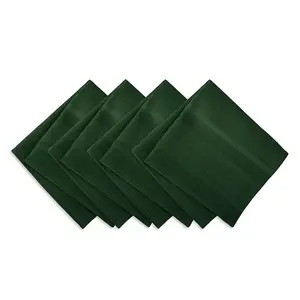 ELRENE HOME FASHIONS Denley Stripe Jacquard Napkins, Set Of 4 - Hunter