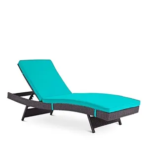 MODWAY Convene Outdoor Patio Chaise - Turquoise
