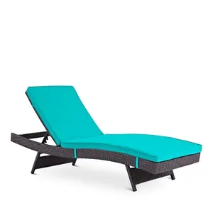 MODWAY Convene Outdoor Patio Chaise - Turquoise