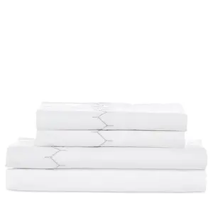 JOHN ROBSHAW Stitched Sheet Set, Twin - Sand