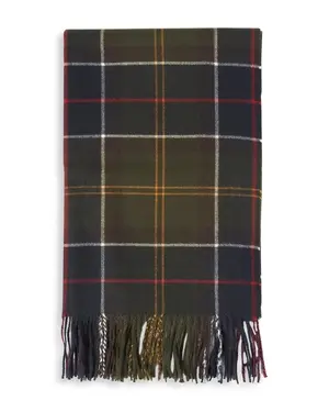 Barbour Hailes Tartan Scarf - Brown/multi