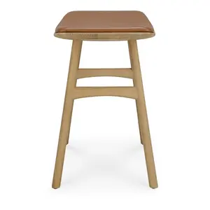 ETHNICRAFT Osso Bar Stool - Oak
