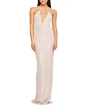 nookie sequin dress Nookie Sequin Supreme Maxi Dress In Sorbet - 60% Off