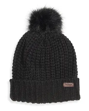 Barbour Saltburn Knit Beanie - Black