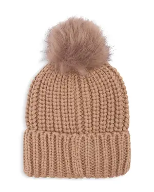 Barbour Saltburn Knit Beanie - Mink