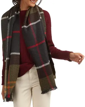 Barbour Blair Scarf Navy/multi