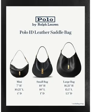 Polo Ralph Lauren Polo Id Mini Shoulder Bag - Black
