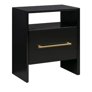 TOV FURNITURE Libre 1-drawer Nightstand - Black