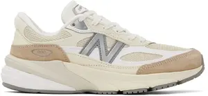NEW BALANCE New Balance Beige Made In USA 990v6 Sneakers Grey