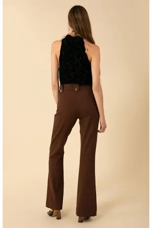 Hale Bob Aya Ponte Pant - Brown