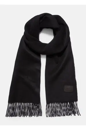 Vince Double-face Cashmere Scarf - Black