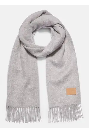 Vince Double-face Cashmere Scarf - Grey