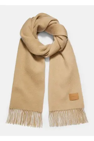 Vince Double-face Cashmere Scarf - Natural