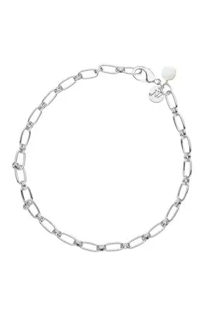 JANE WIN Wheels Of Fortune Chain With Mother Of Pearl Bead
