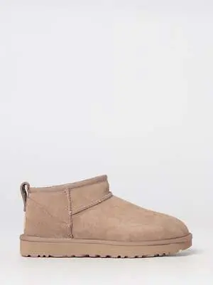 UGG UGG Classic Ultra Mini Waterproof Suede Platform Ankle Boots Camel