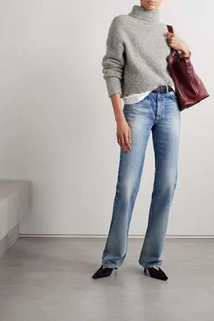 NILI LOTAN Sierra Alpaca-blend Turtleneck Sweater