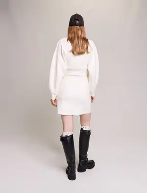 Maje Corset Effect Jumper Dress