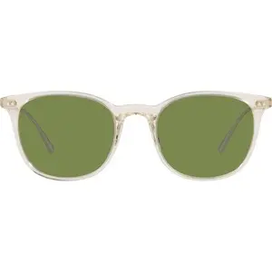 Oliver Spencer Gerardo Square Frame Sunglasses - Beige