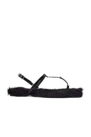 Saint Laurent Textured Sandals For Women