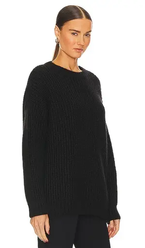ANINE BING Sydney Crew Sweater - Black