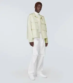 JIL SANDER Oversized Cotton Jacket