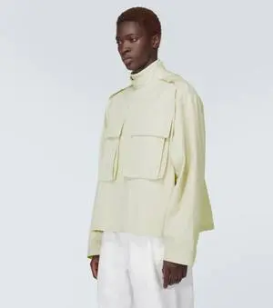 JIL SANDER Oversized Cotton Jacket