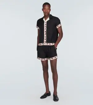 BODE Taureau Printed Silk Boxers