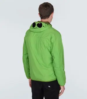C.P. Company G.D.P. Goggle Puffer Jacket In Green - 30% Off