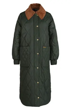 Barbour Marsett Quilted Longline Jacket