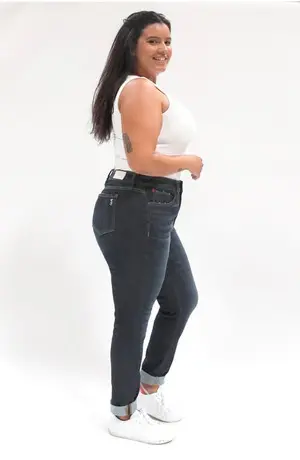 SLINK JEANS High Rise Ankle Length Skinny Jeans